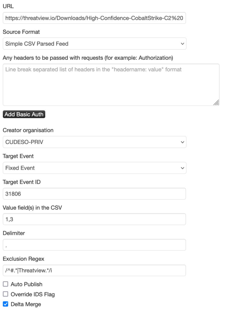 Using Threatview.io as example to add MISP feeds - Koen Van Impe ...